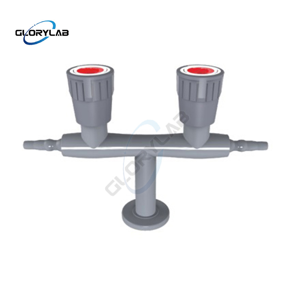 Deck Mounted Double Outlet Laboratory Gas Fitting Lab Valve - Buy Deck ...